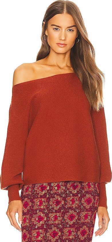 House Of Harlow Winifred Wide Neck Sweater - ShopStyle