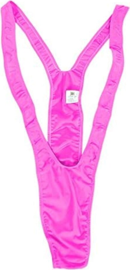 Mankini Thong Swimsuit Costume (Hot Pink) - ShopStyle Workout Accessories