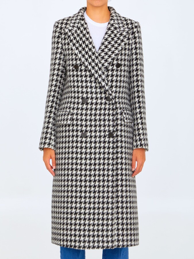 Tagliatore Houndstooth Coat - ShopStyle