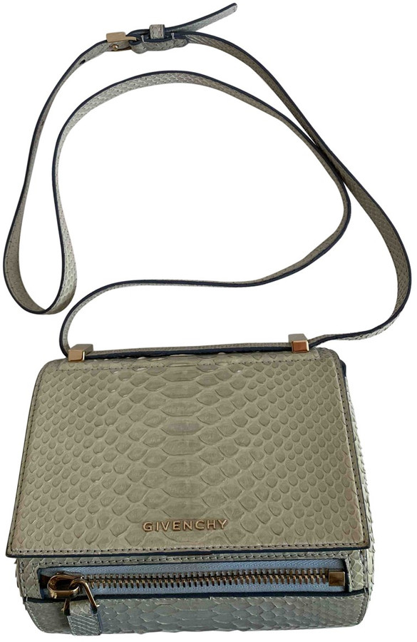 Givenchy Pandora Box Blue Python Handbags - ShopStyle Bags