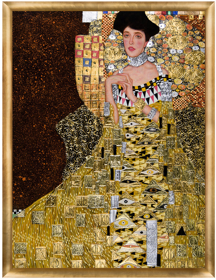 Overstock Art Portrait Of Adele Bloch-Bauer I, 1907 By Gustav Klimt ...