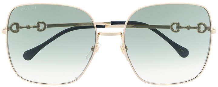 Gucci Eyewear Square-Frame Oversized Sunglasses - ShopStyle