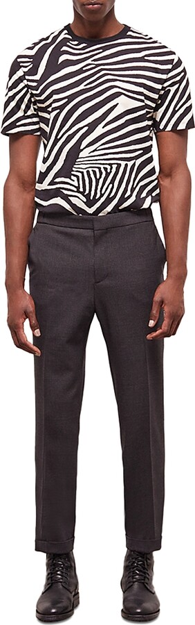 Male The Kooples Mixy Micro Prince Wool Suit Pants - ShopStyle