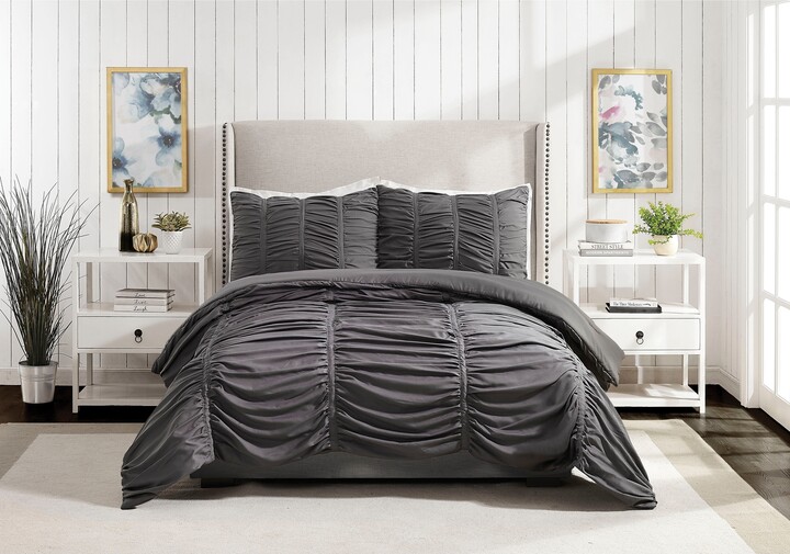 Modern Heirloom Collection Emily Texture Twin/Twin XL Comforter set ...