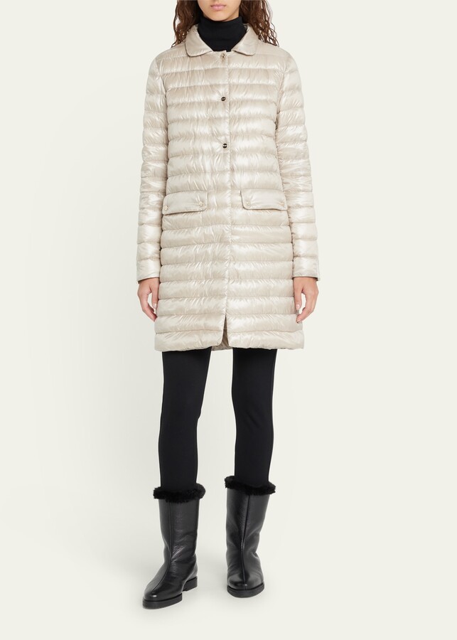 Herno Ultralight Nylon Midi Puffer Jacket - ShopStyle