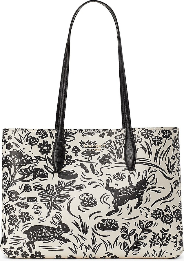 Kate Spade All Day Oversize Year Of The Rabbit Print PVC Tote - ShopStyle