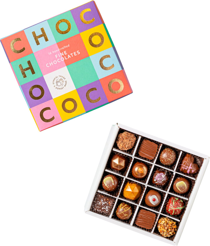 Chococo 16 Piece Assorted Chocolate Box - ShopStyle Food & Beverage