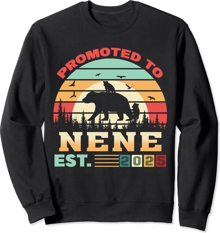 Fam09.2-QA2025D Family Matching Funny Promote To Nene Grandma Est 2025 ...