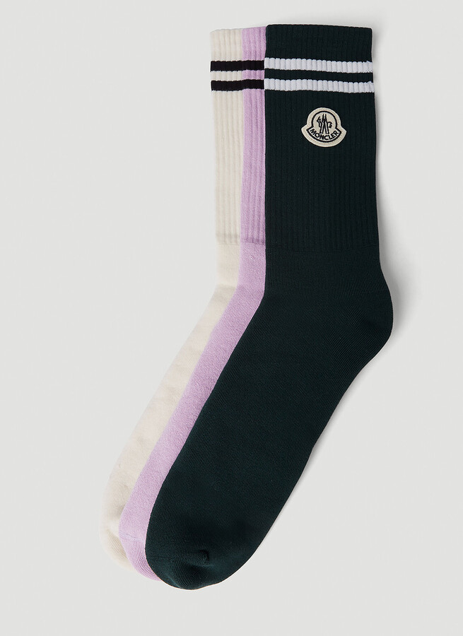7 Moncler FRGMT + Converse Logo Patch Socks - ShopStyle