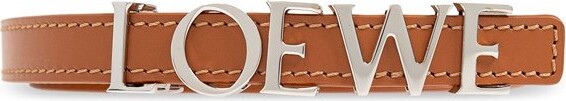 Loewe Logo Lettering Buckle Belt - ShopStyle