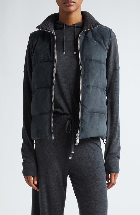 Eleventy Down Puffer Vest - ShopStyle