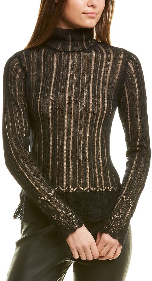 Vince Ladder Stitch Mohair & Wool-Blend Sweater - ShopStyle