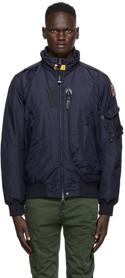 Parajumpers Navy Down Masterpiece Fire Bomber Jacket - ShopStyle