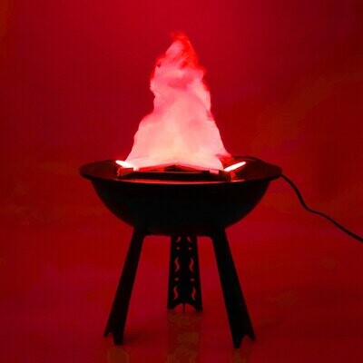 The Holiday Aisle 3D Fake Fire Artificial Flickering Flame Stage Lamp ...