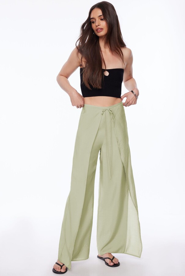 Dynamite Pareo Crinkled Pants - ShopStyle