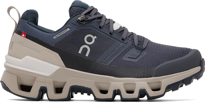 On Navy Cloudwander Waterproof Sneakers - ShopStyle