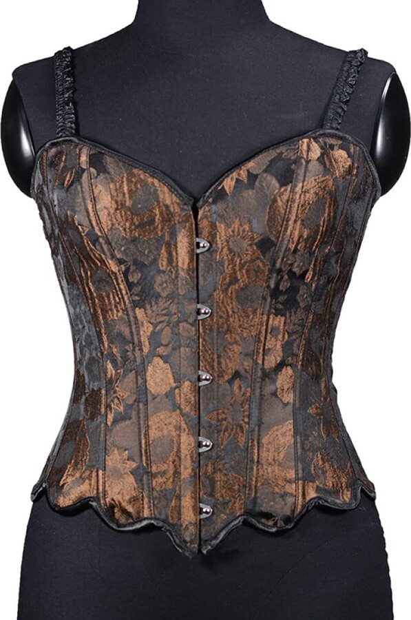 FDJIAJU Women'S Bustiers Corsets - Sexy Sunflower Oil Paiting Floral ...