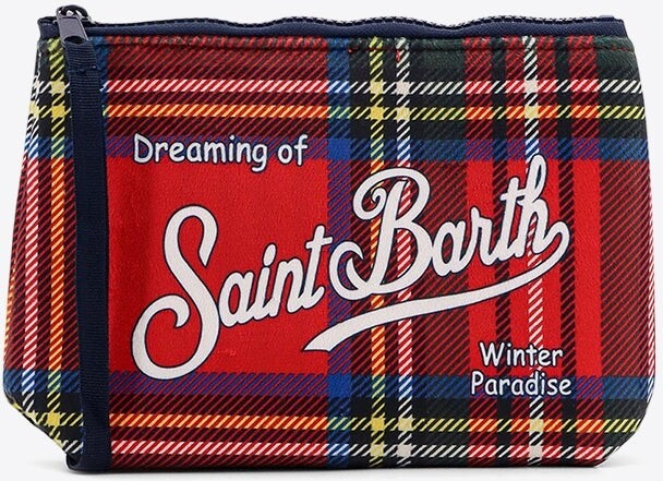 MC2 Saint Barth Aline Logo-Embroidered Pouch Bag - ShopStyle