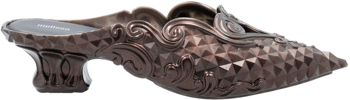 Y/Project Melissa Metallic Point Mule - ShopStyle