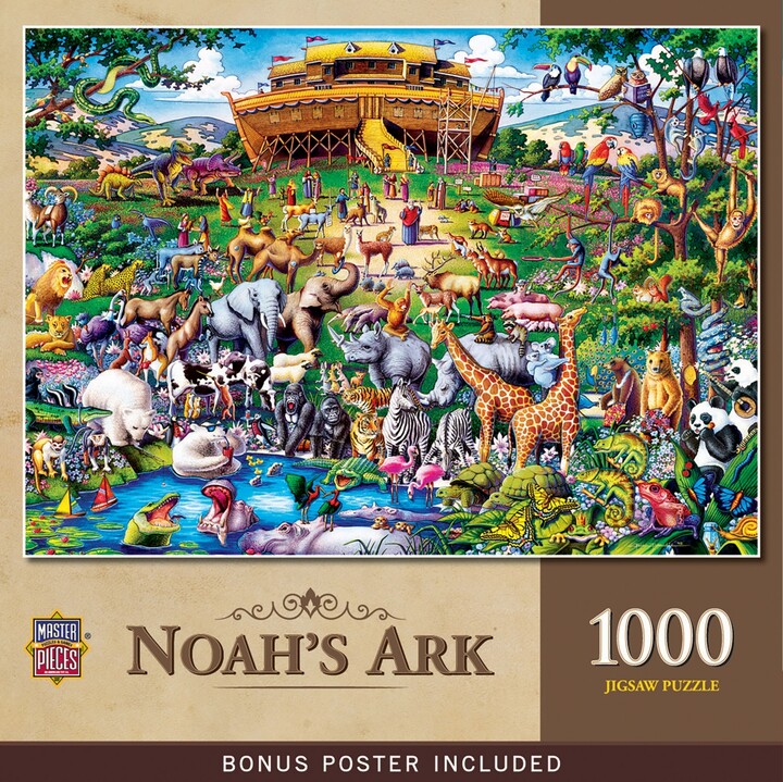 Masterpieces Noah's Ark - 1000 Piece Jigsaw Puzzle for Adults - ShopStyle