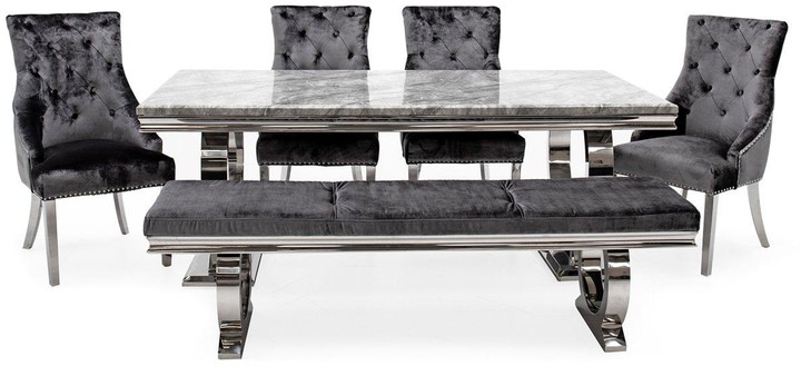 Vida Living Benno 180 cm Bench - Charcoal - ShopStyle