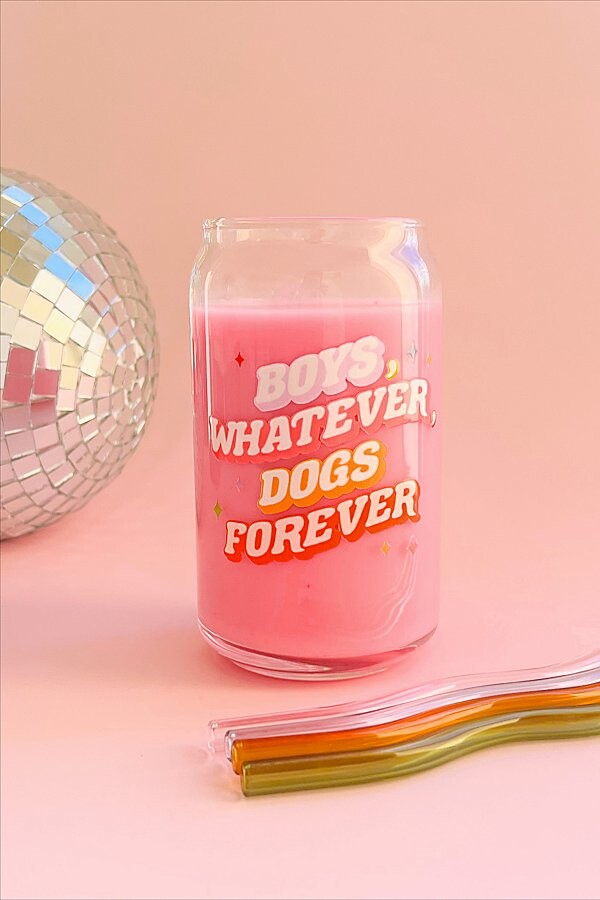 Golden Hour Designs Boys Whatever, Dogs Forever Glass Cup - ShopStyle