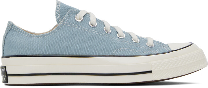 Converse Blue Chuck 70 Low Top Sneakers - ShopStyle Trainers & Athletic ...