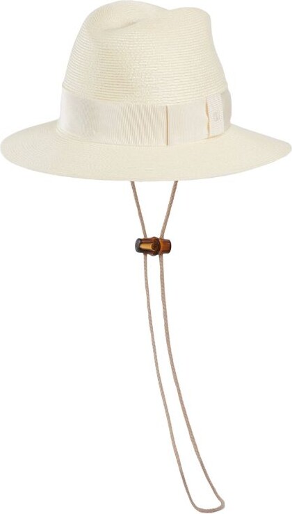 Gucci Raffia Cloche Hat - ShopStyle