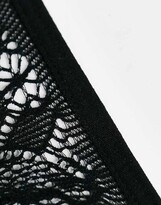 Hunkemoller cupless mesh catsuit in black - ShopStyle Lingerie