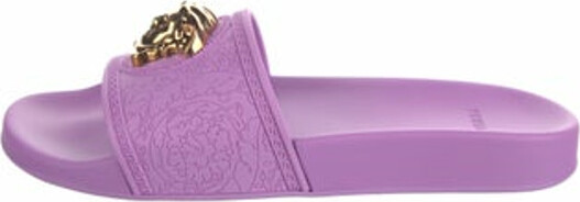 Versace Rubber Slides - ShopStyle