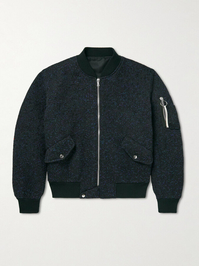 clothsurgeon + Kvadrat Worsted Wool-Blend Bomber Jacket - ShopStyle