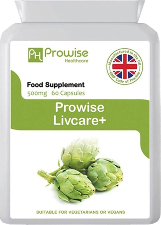 Prowise Healthcare Livcare+ 500mg 60 Capsules-UK Manufactured - GMP ...