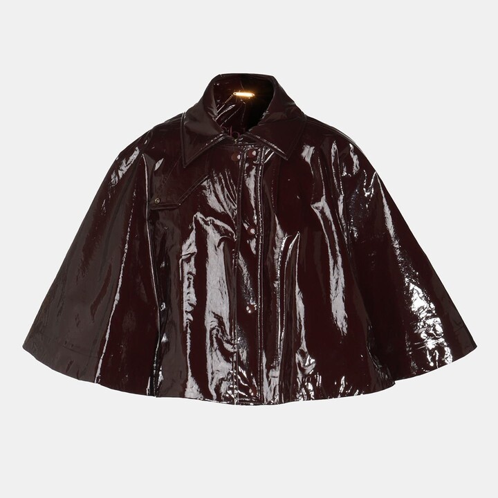 Chloé Dark Brown Leather Capes - ShopStyle