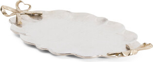 TJMAXX Enameled Bow Tray With Handles - ShopStyle