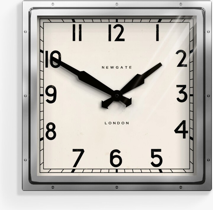 Newgate Clocks Quad Square Metal Wall Clock - ShopStyle