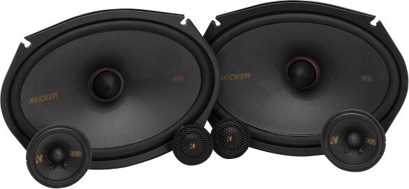 Kicker 51KSS369 KS-Series 6x9" Woofer, 2.75" Midrange and 1" Tweeter, 3 ...