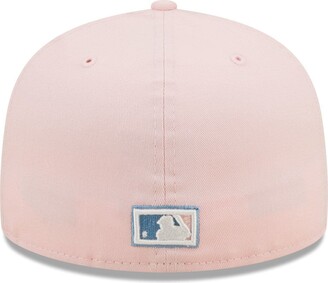 New Era Men's Pink/Sky Blue Los Angeles Dodgers Dodger Stadium 40th Anniversary Undervisor ...