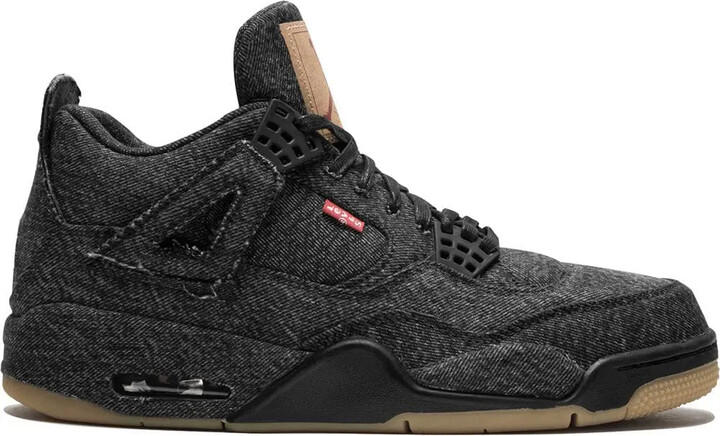 Jordan x Levi's Air 4 Retro NRG black Levis - ShopStyle Sneakers ...