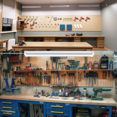 AKIHE 4 Pack 4' LED Shop Light Linkable Utility Light, 4 FT, 48 Inch ...