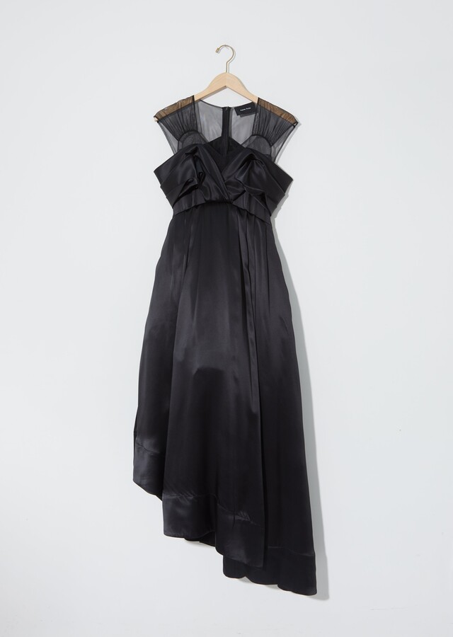 Simone Rocha Silk Satin Wrap Dress - ShopStyle