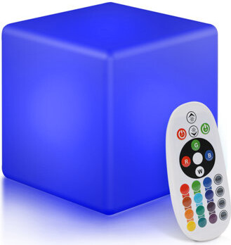 Wrought Studio Todmorden 6" Cube LED Light Up Night Light Color Change ...