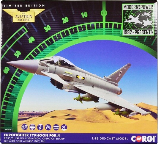 Corgi Eurofighter Typhoon FGR.4 Fighter Aircraft "Italy" (2011) Royal ...