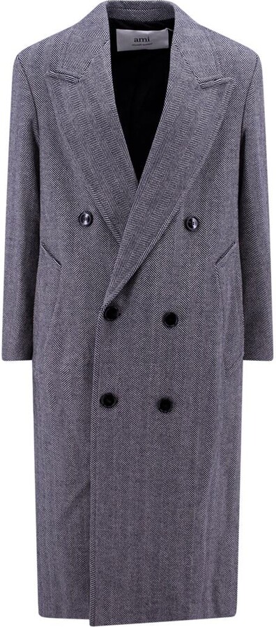 Ami Alexandre Mattiussi Ami Paris Coat - ShopStyle