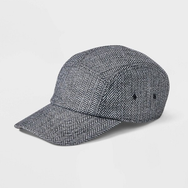 Men' Herringbone 5 Panel Baeball Hat - Goodfellow & Co™ Gray - ShopStyle
