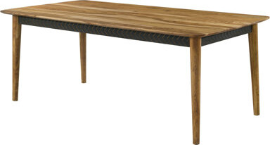 Alma Partridge Rectangular 80-Inch Dining Table Natural Sheesham ...