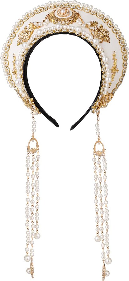 GRACEART Anne Boleyn Hat Headpiece Elizabethan Headwear Tudor Coronet ...