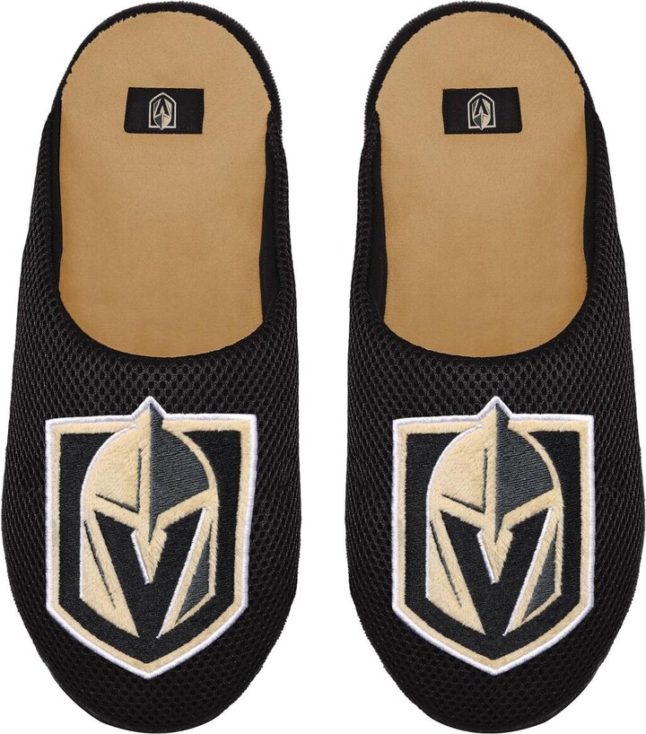 Men's Foco Vegas Golden Knights Big Logo Colorblock Mesh Slippers ...