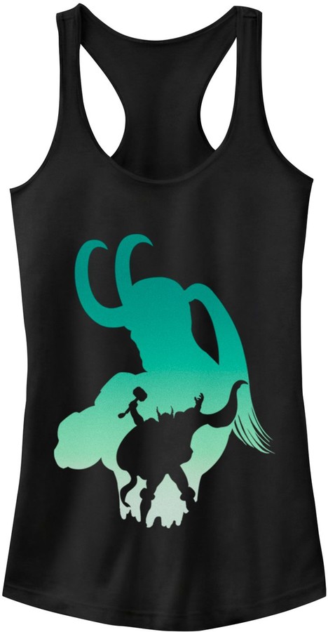 Fifth Sun Juniors' Marvel Retro Thor Loki Shadow Slim Tank - ShopStyle ...
