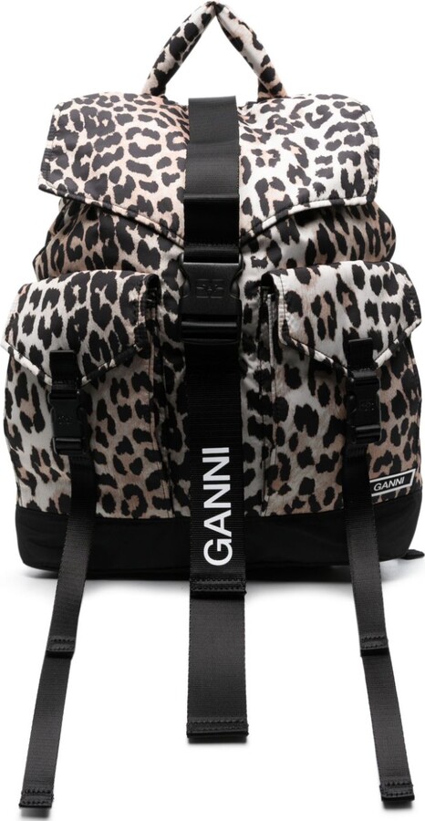 Ganni Logo Tech Backpack - ShopStyle