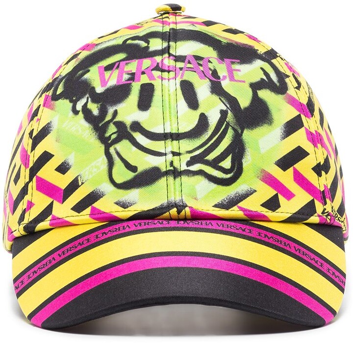 Versace Smiley Medusa Cap - ShopStyle Hats